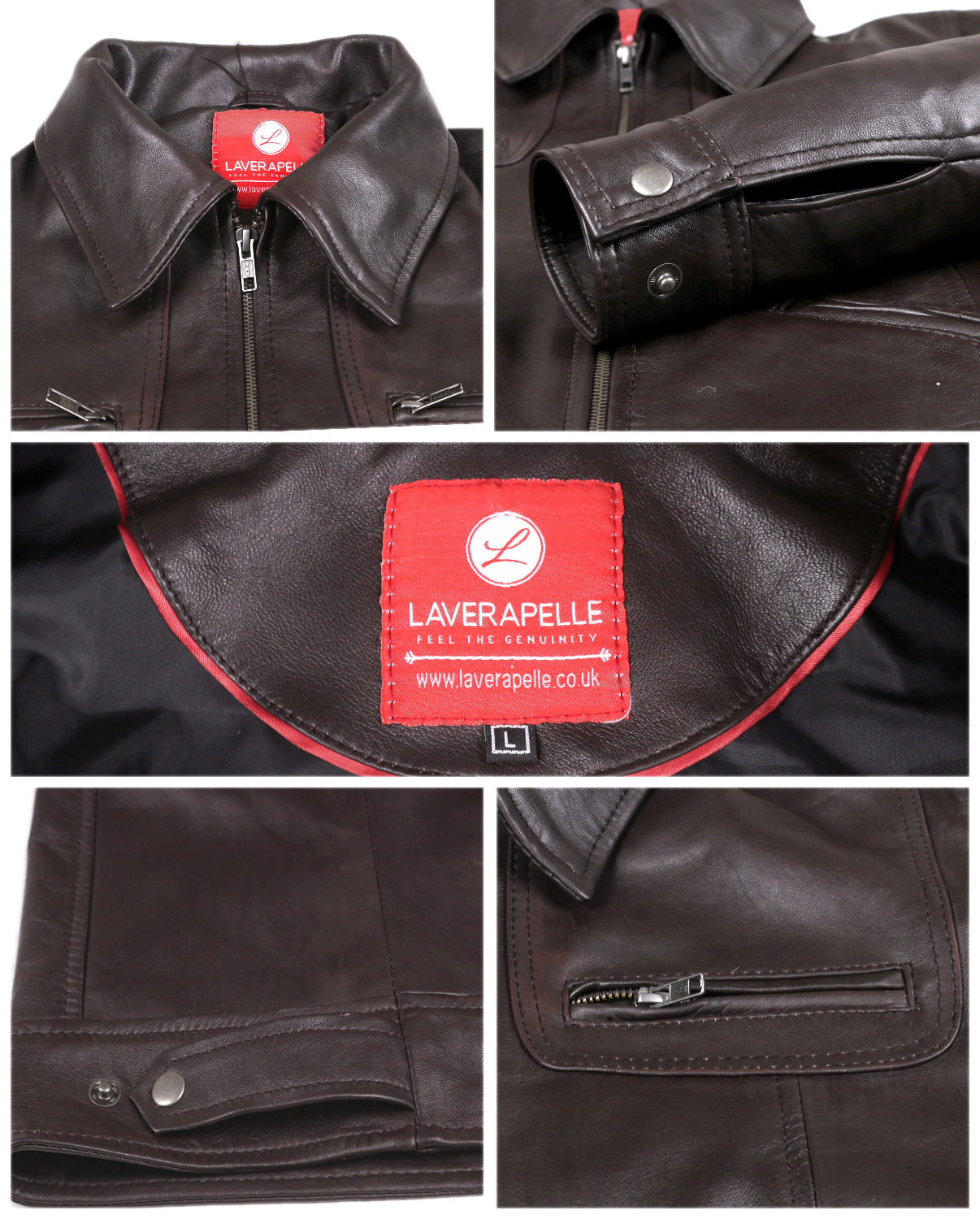 Laverapelle Mens Black Genuine Lambskin Leather Jacket - 1501200 | eBay